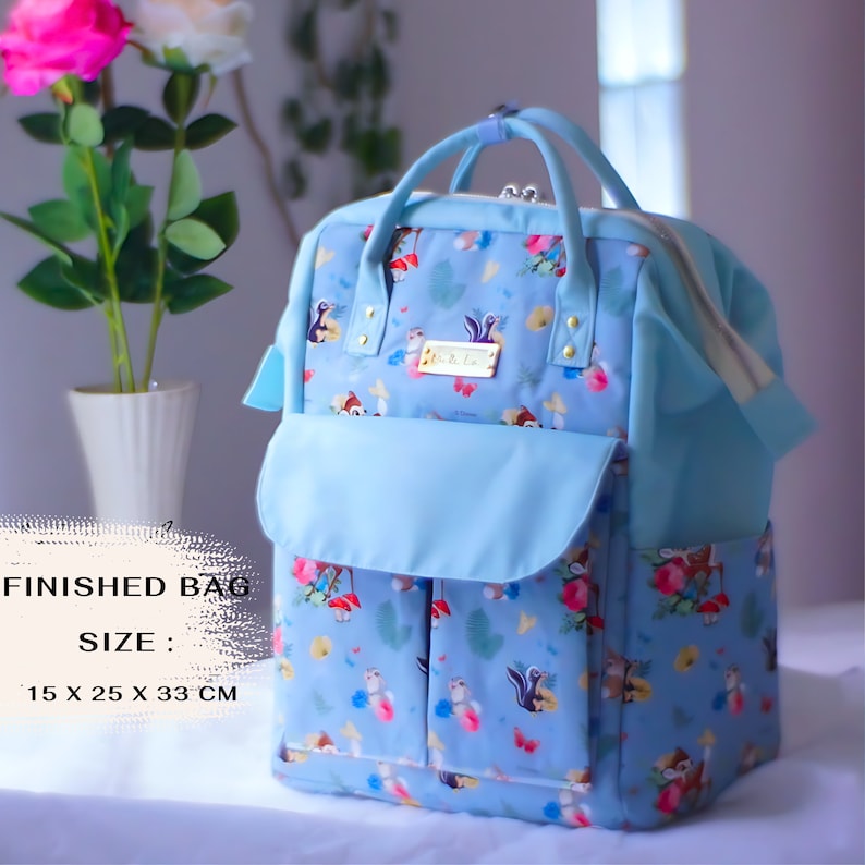 Backpack Sewing Pattern Step-by-step and Video Tutorial by Malila - Etsy