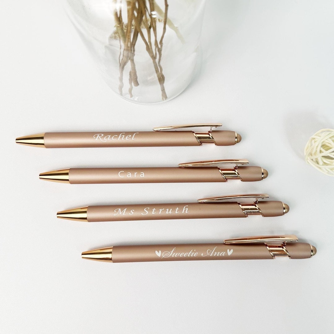 Personalized Luxurious Name Pens, Christmas Gifts, Soft Touch, Company ...