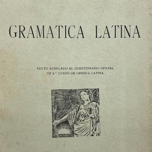 Vintage Book From 1954 Gramatica Latina Latin Grammar Book in Spanish ...