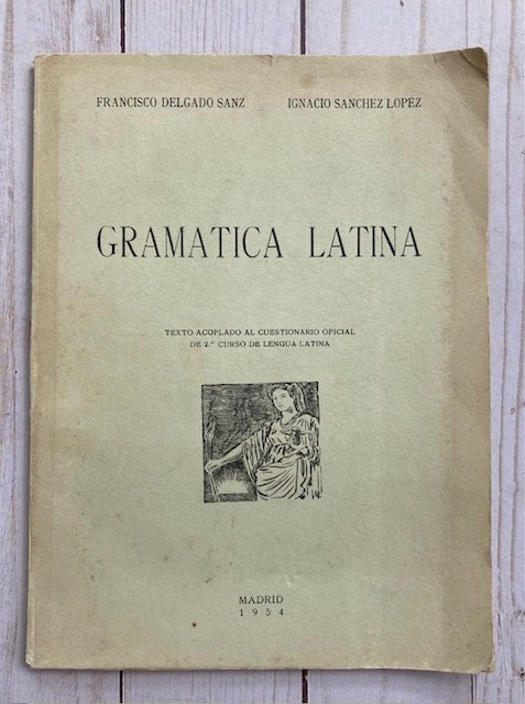 Vintage Book From 1954 Gramatica Latina Latin Grammar Book in Spanish ...