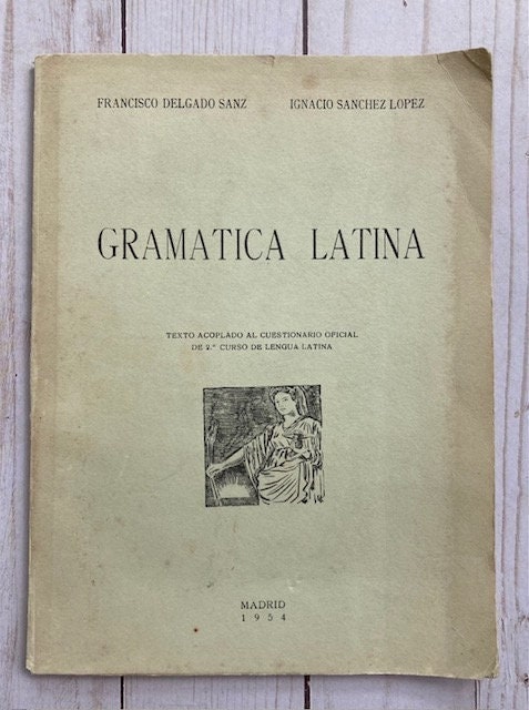 Vintage Book From 1954 Gramatica Latina Latin Grammar Book in Spanish ...