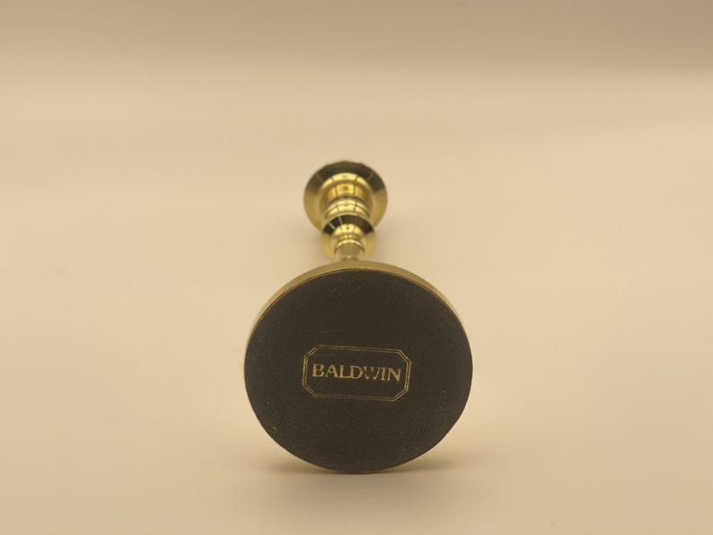 Baldwin 7-inch Brass Candlestick, Vintage - Etsy