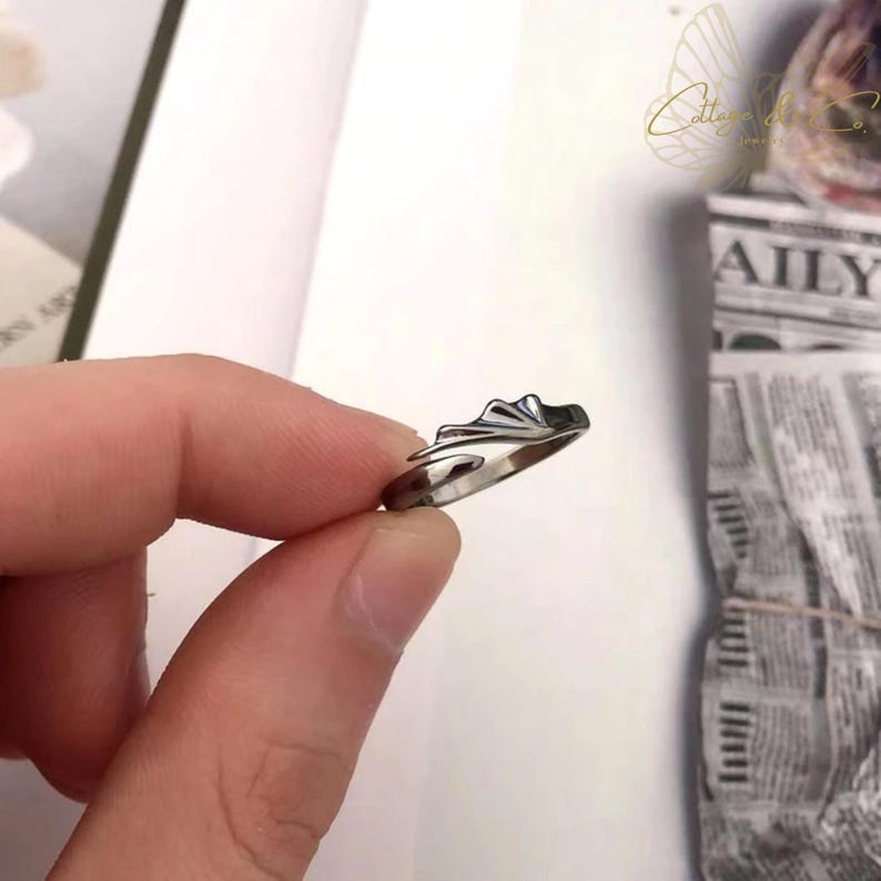 Angel & Devil Wing Dragon Inspired Rings HTTYD Lover Angel and Devil 925 Sterling Silver Couple ...