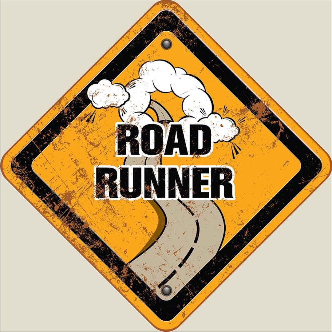 Road Runner Sign | Printable File - Etsy