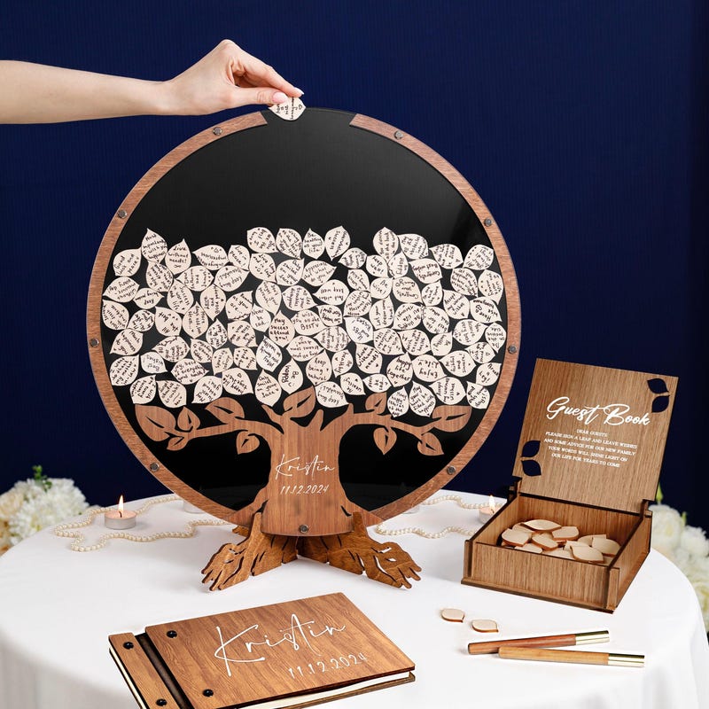 Tree Guest Book - Etsy