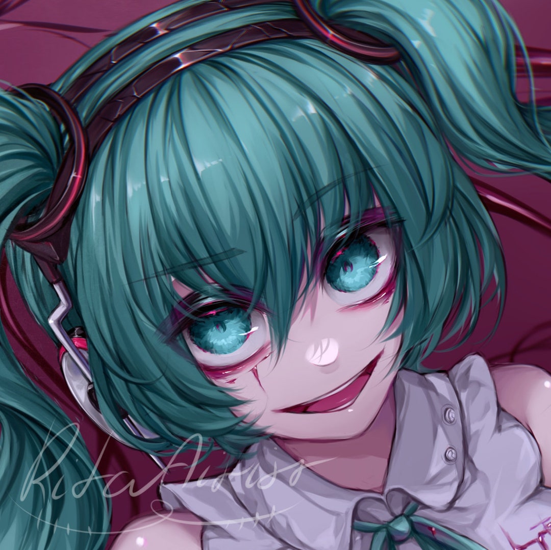 Anime Character Commission Custom PFP Custom Character Art Anime Dark ...