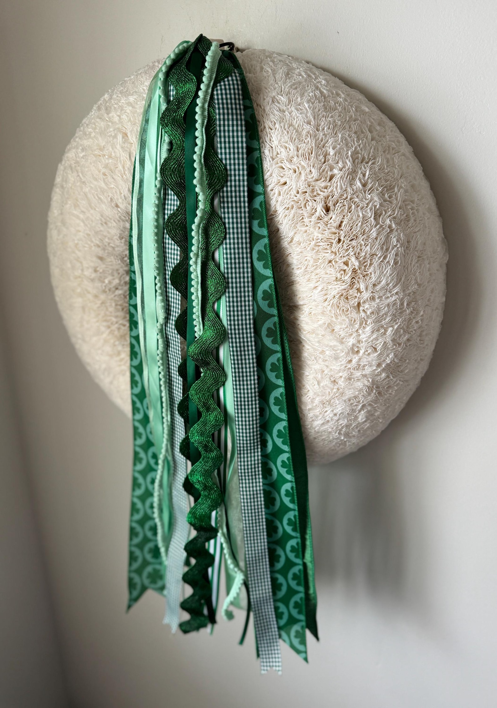 Green Ribbon St Patrick’s Day Ribbon Set for March Green Gingham Ribbon ...