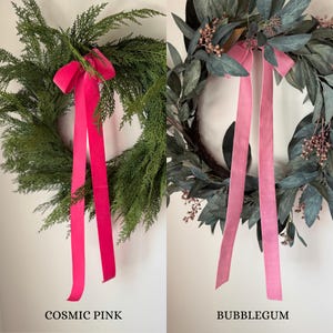 Brown Velvet Bow for Garland Banister Christmas Garland Bow Brown ...