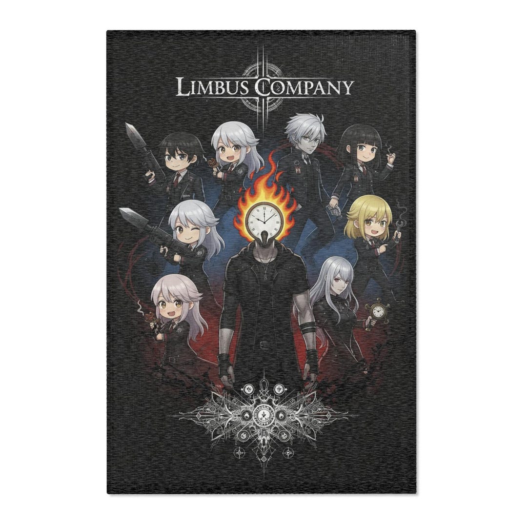 Limbus Company Rug, Anime Gaming Room Decor, Manga Carpet - Etsy