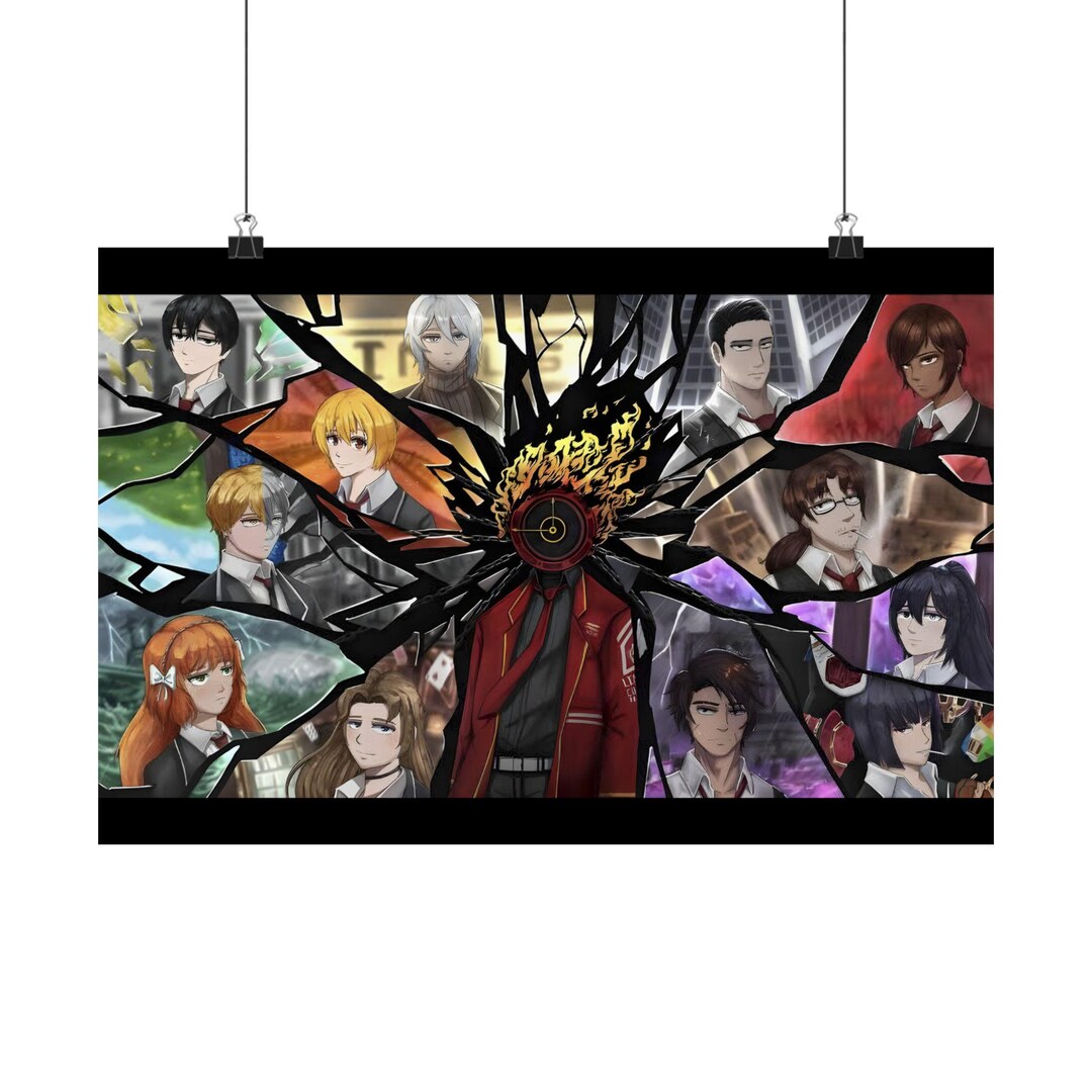 Limbus Company Matte Poster | Anime Game Wall Art | Dark Fantasy Gaming ...