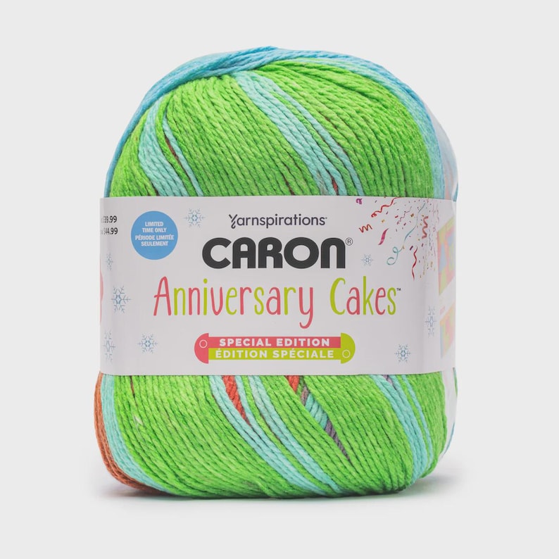 Caron Anniversary Cakes Special Edition Yarn 1000g 35.3oz #6 Super ...