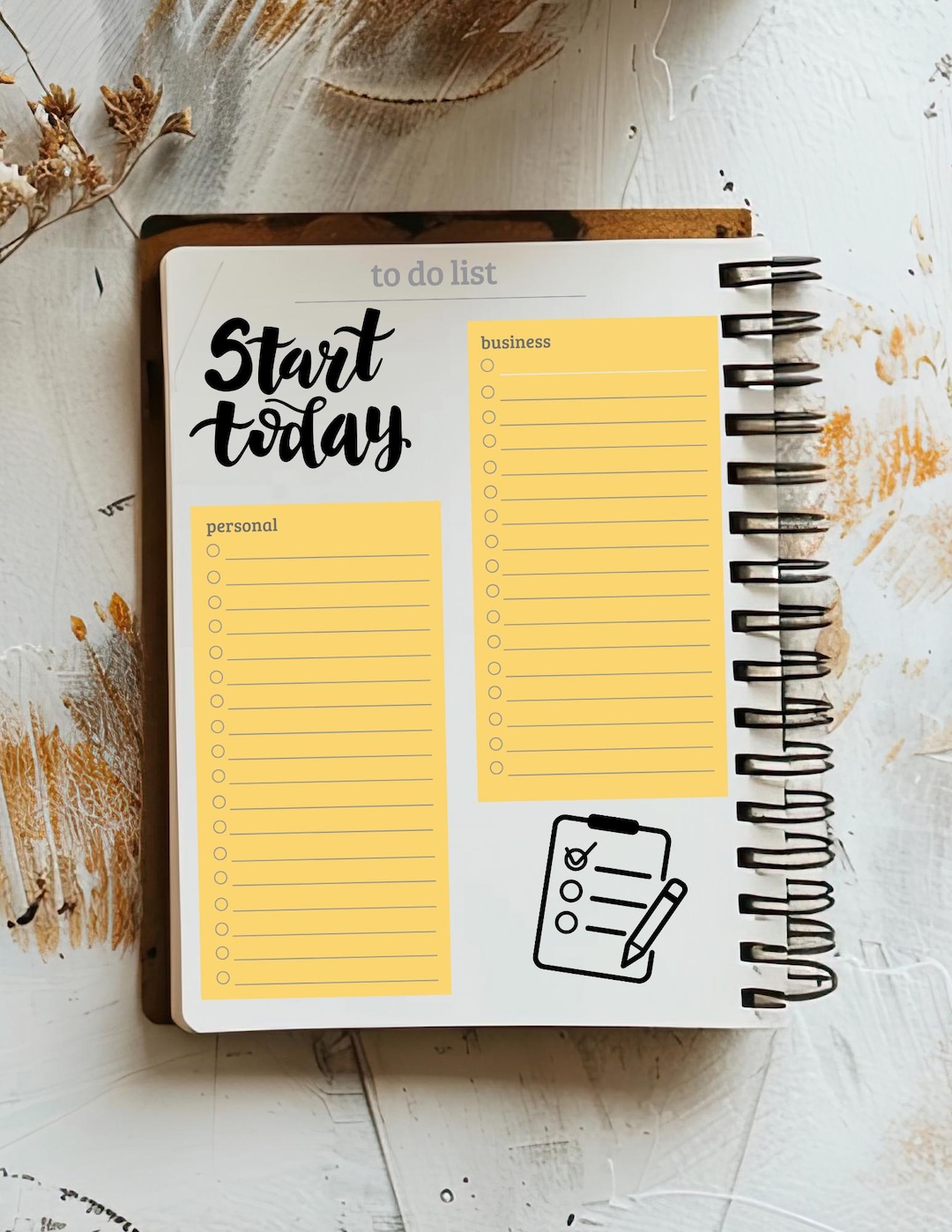 Planner Printable, Dag in Een Oogopslag, Office Planner, Bureauplanner ...