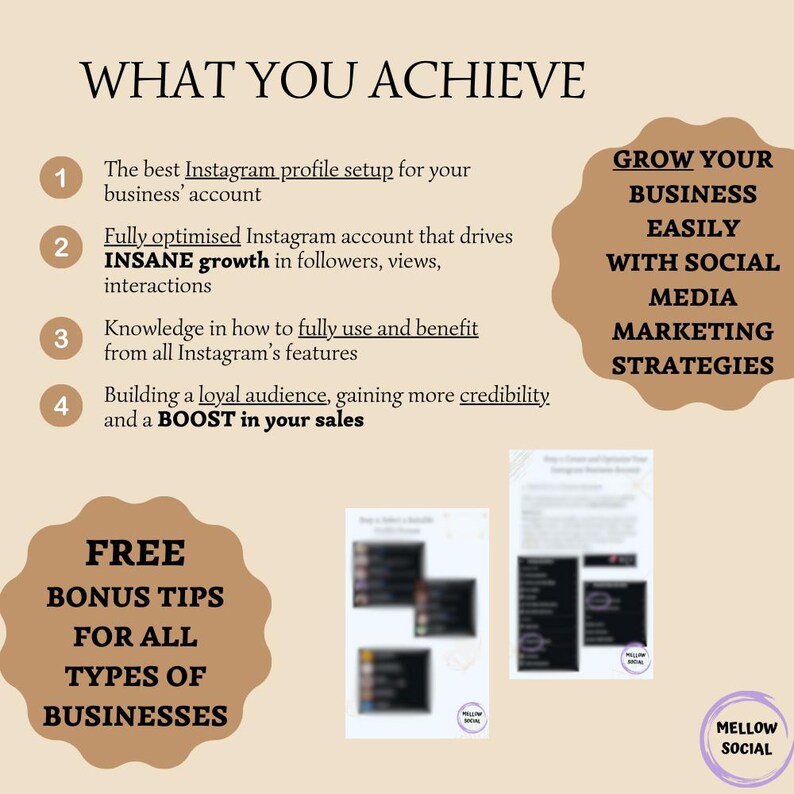 Instagram Bundle: Marketing Strategies & Instagram Growth Guide | Set ...