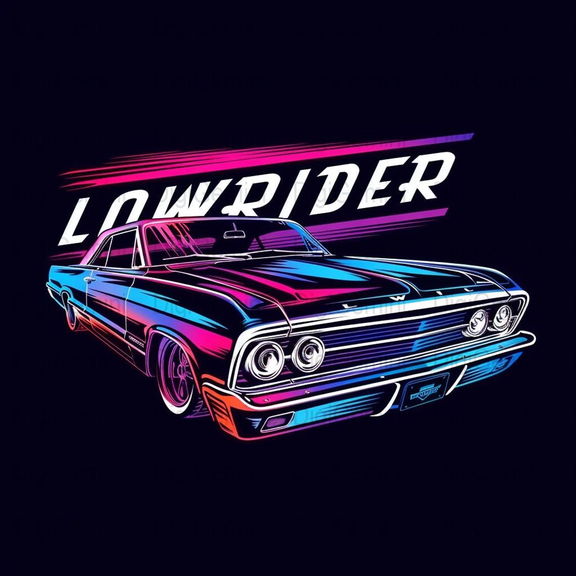 Lowrider Urban Inspired Svg Png Print, Sublimation Cut Files, Cricut ...