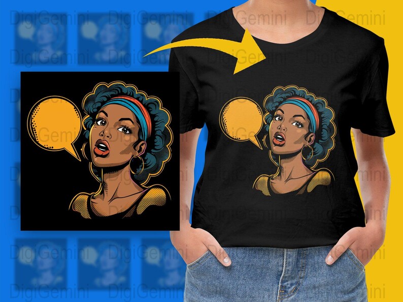 Bold Black Beauty SVG Bundle: Afrocentric Pop Art - Etsy