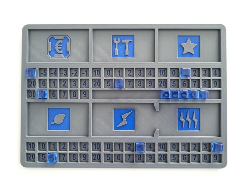 Terraforming Mars Player Board Set, 5 Colors - Etsy