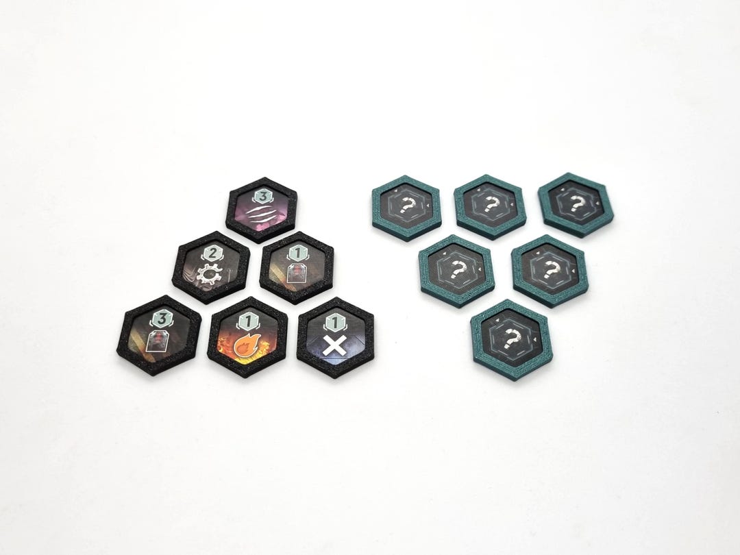 Exploration Token Shields / Protectors Compatible With Nemesis, Set of ...
