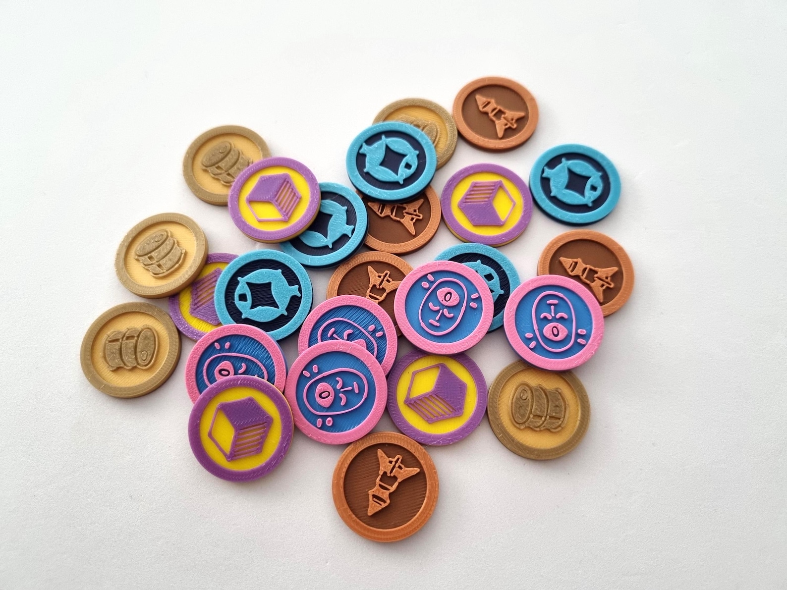 Arcs Resource Token Uprade Set, Double Sided, 25 Pcs - Etsy