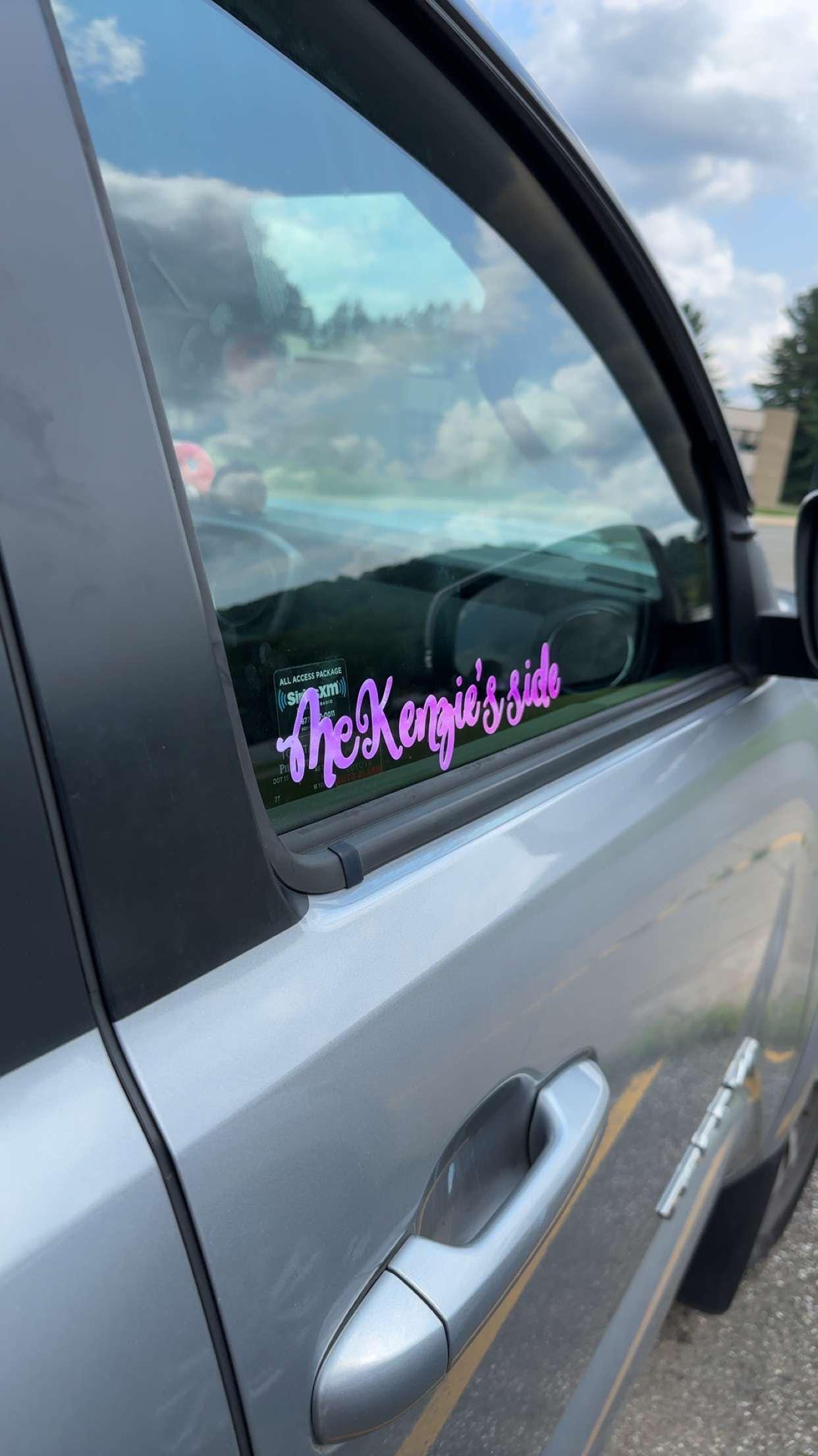 Customized “______’s Side” Decal - Etsy