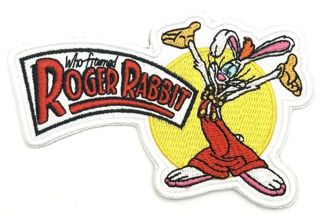 Who Framed Roger Rabbit Classic Movie TV Show Patch Vintage Style Retro ...