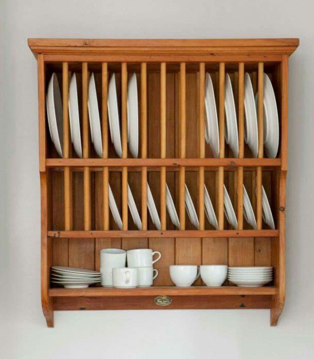 The Edale Bespoke Plate Rack Choice of Stain Finish Deposit Option ...