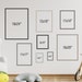 Modern Black and White Kids Wall Art Set Educational Alphabet, Numbers ...