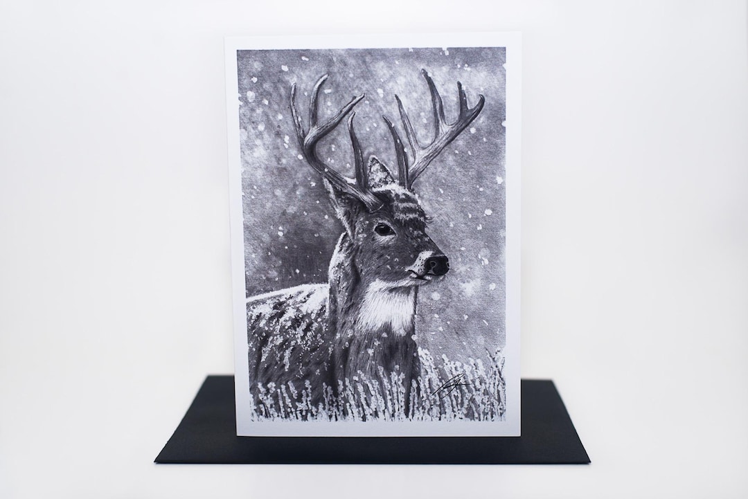 Deer Hunting Season Card With QR Code When Scanned Hear Tactical Sounds ...