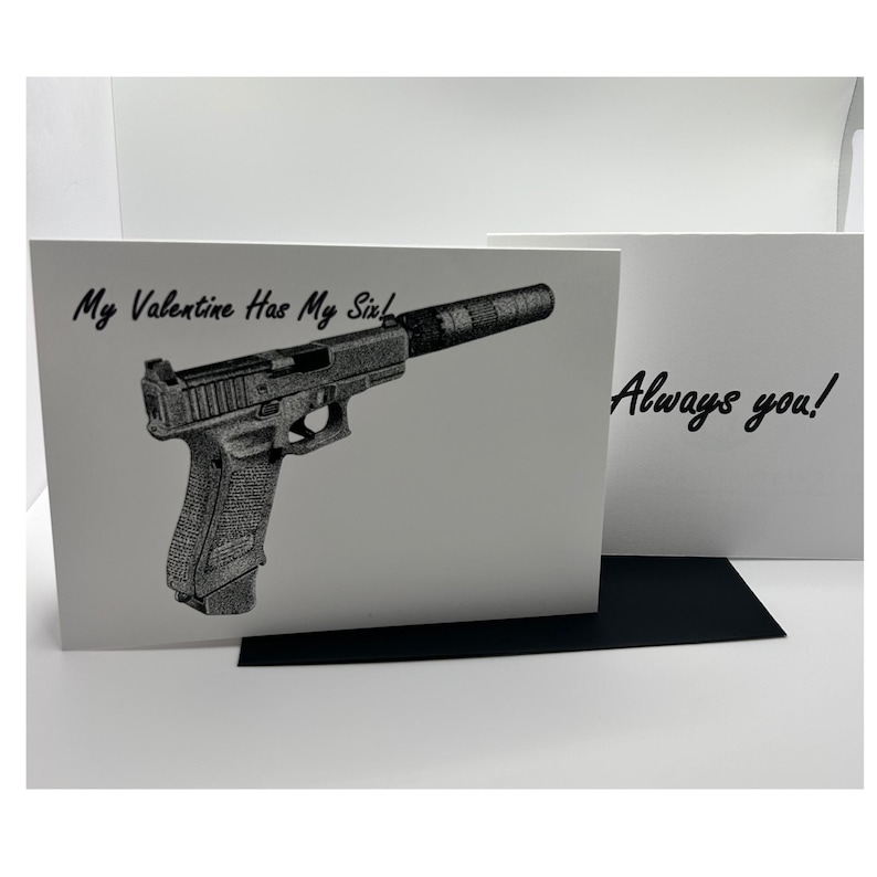 Glock Valentine Card – Tactical Gun Valentine With QR Code Audio ...