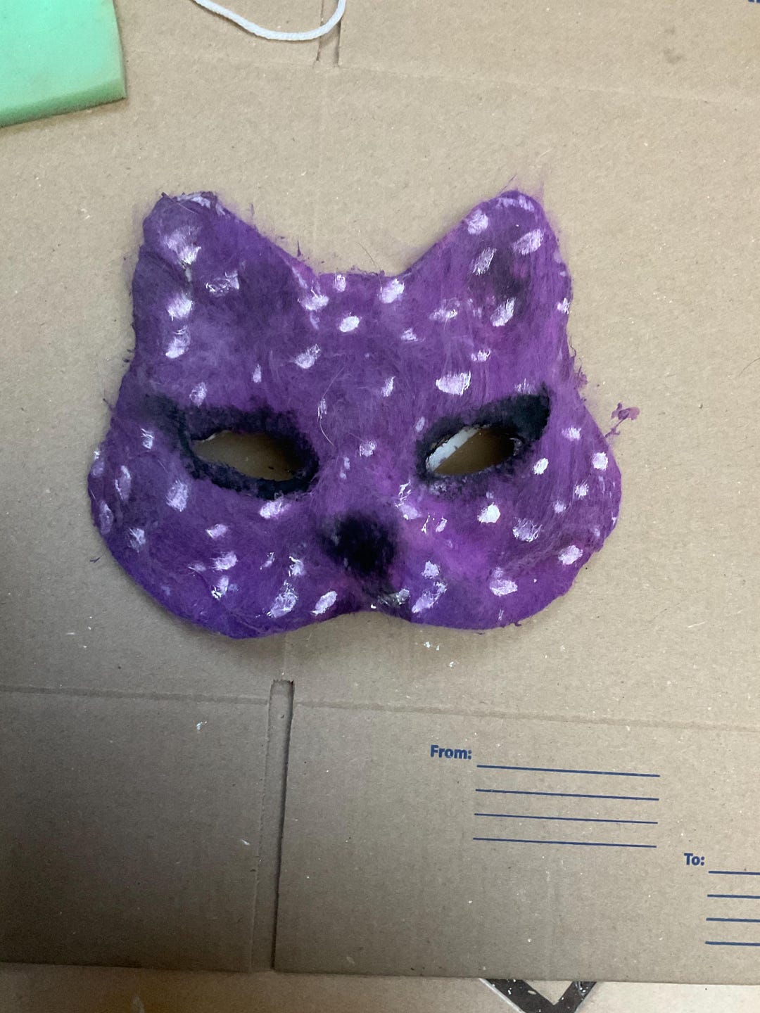 Galaxy Star Cat Therian Mask - Etsy