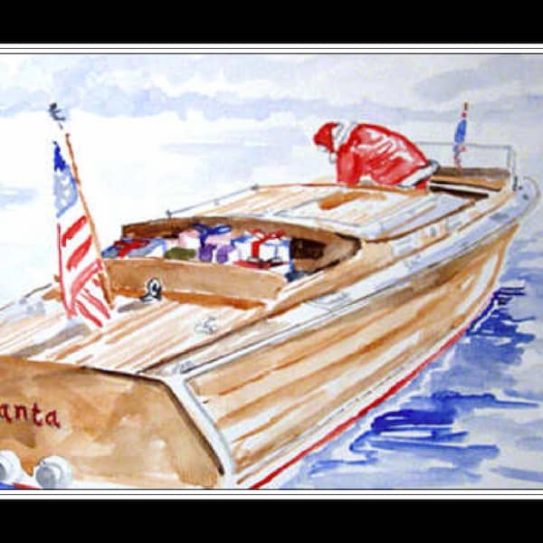 Chris Craft Art - Etsy