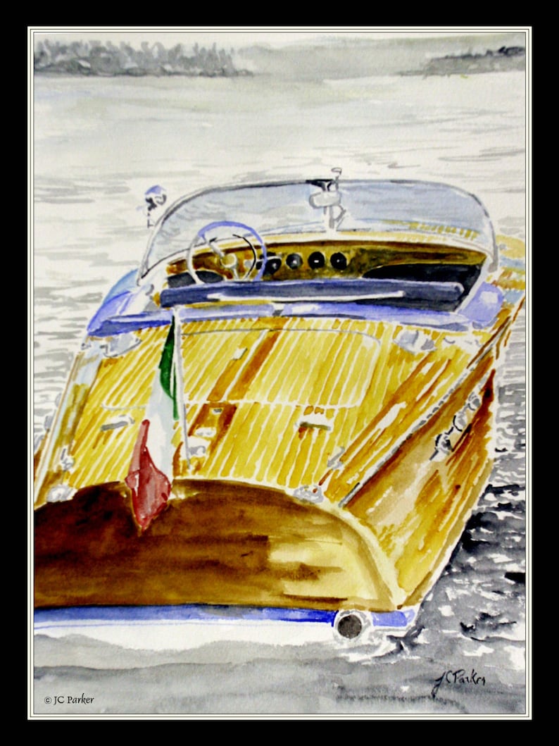 Riva Artist Signed Double Matted 8x10 Decorative Print - Etsy