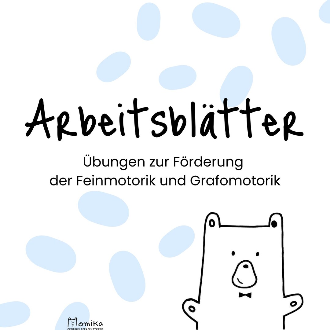 Set of Worksheets – Exercises Supporting Fine Motor Skills and ...