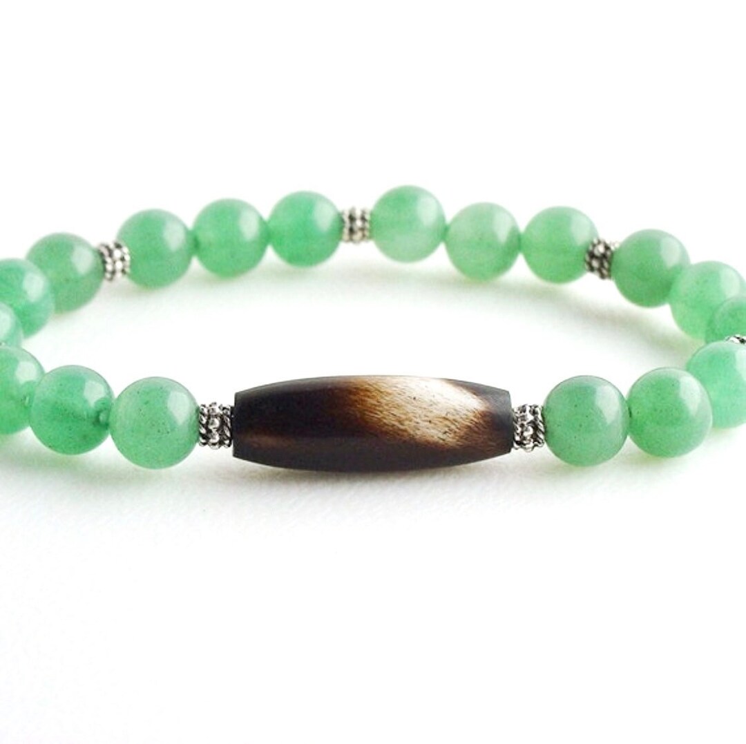 Handmade Mens Jewelry, Beaded Ethnic Bracelet for Man, One of a Kind ...