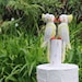 Cockatiel Cake Topper - Handcarved, Wooden Bride and Groom Parrot ...