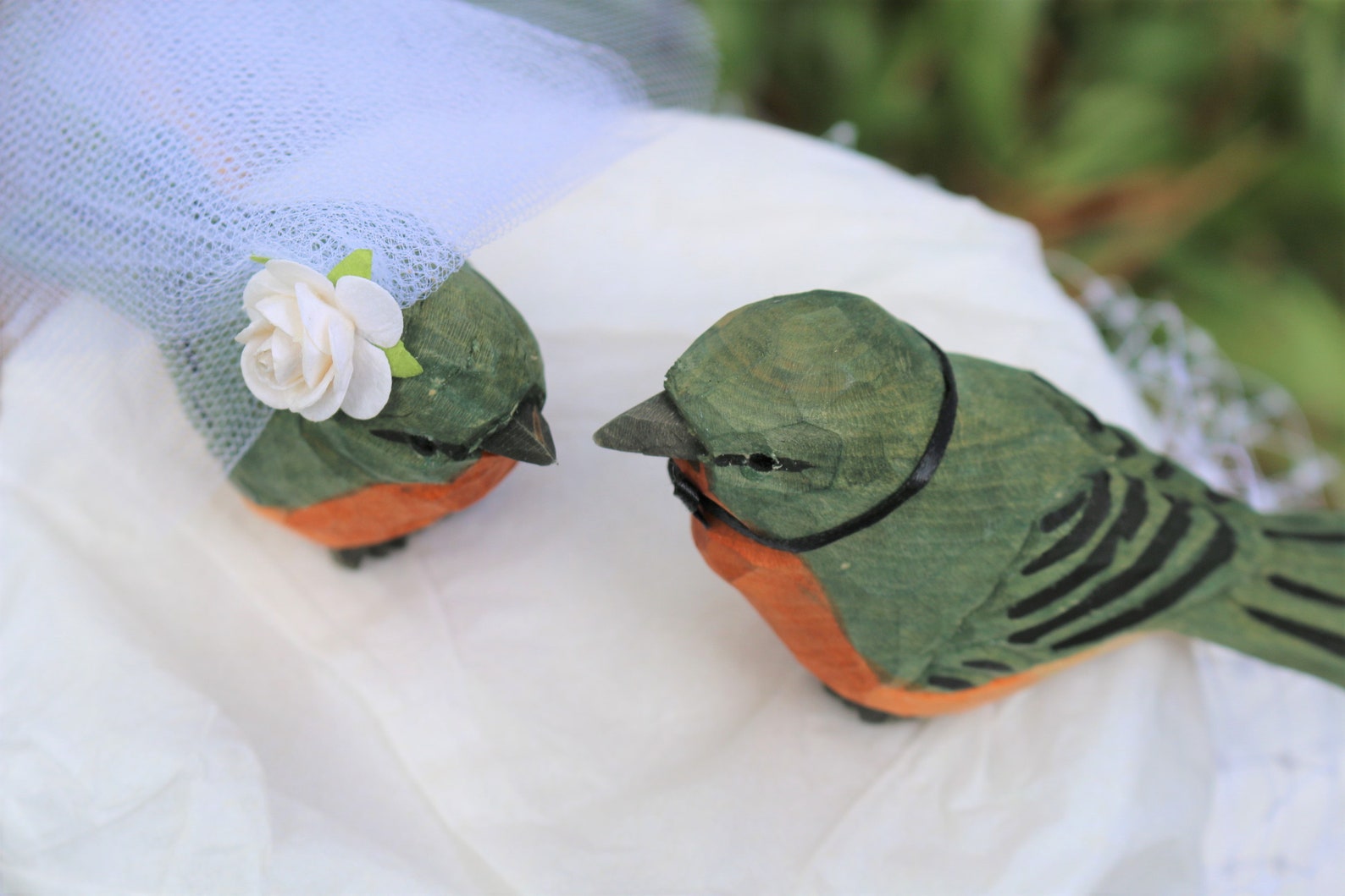 Robins Wedding Cake Topper Newlywed Ornament Bird Lover | Etsy