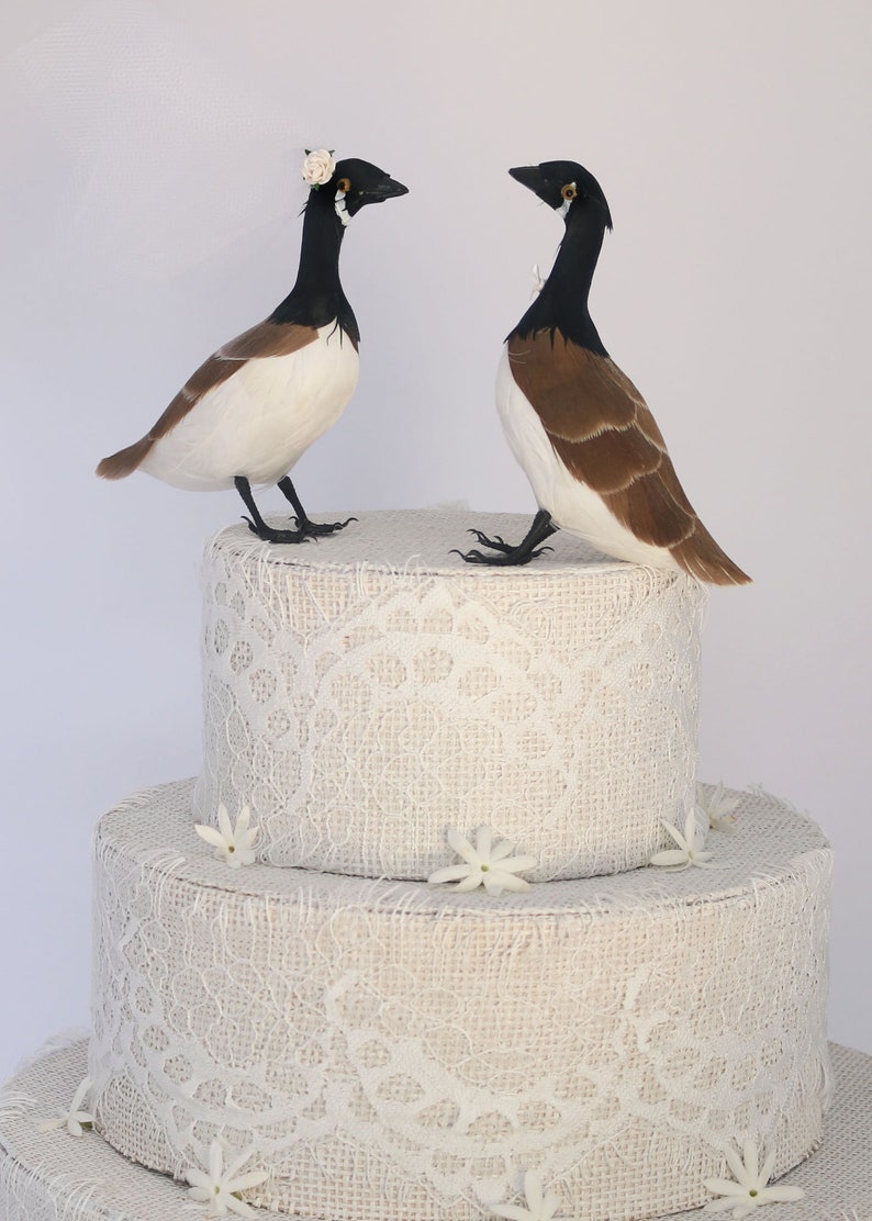 Canada Goose Cake Topper for Rustic Lake Cabin Wedding - Etsy