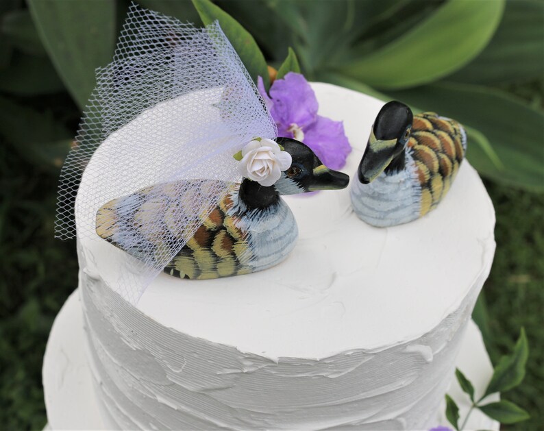 Canada Goose Wood Cake Topper for Rustic Lake Cabin Wedding - Etsy