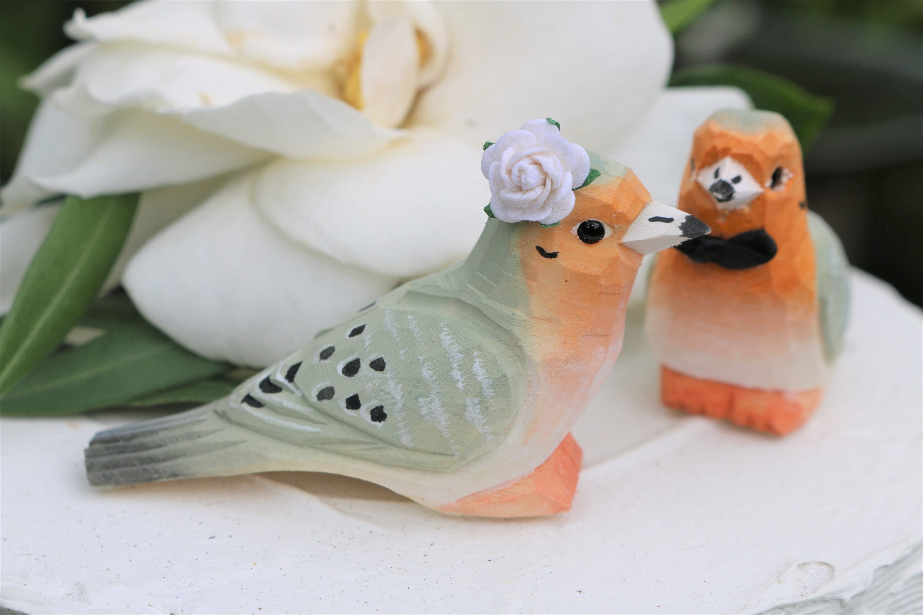 Mourning Dove Pigeon Cake Topper for Winter Wedding or 50th | Etsy