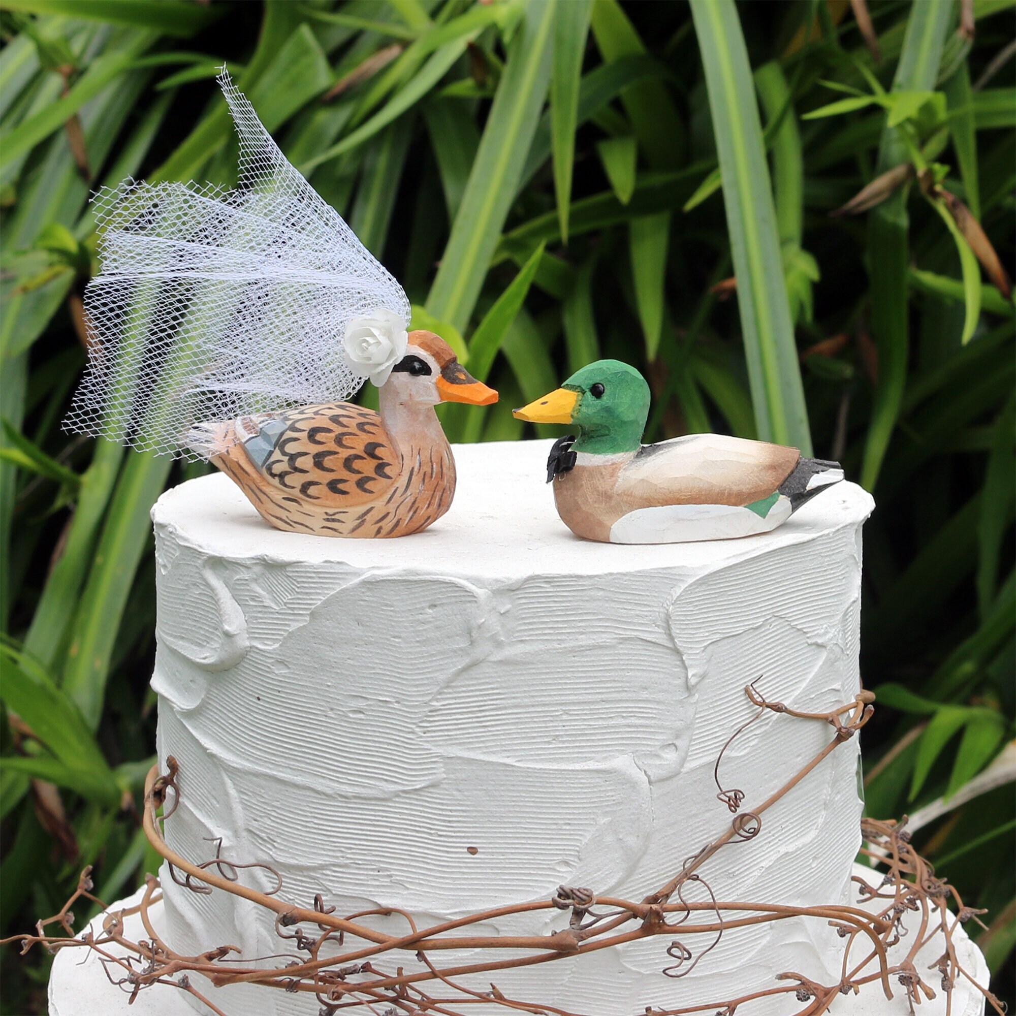Duck Hunting Wedding Cake Toppers