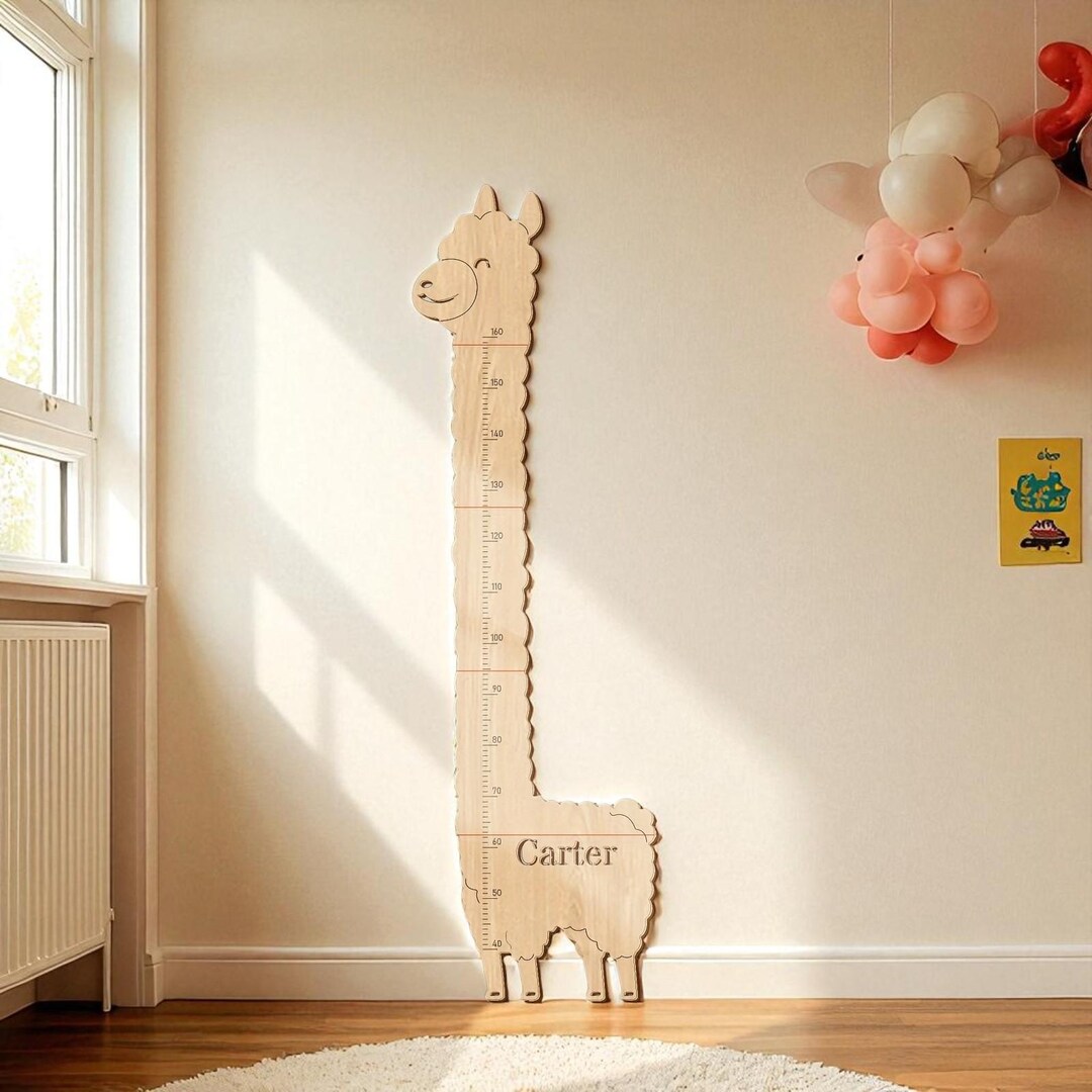 Wooden Height Chart, Custom Growth Chart, Personalized Birthday Gift ...