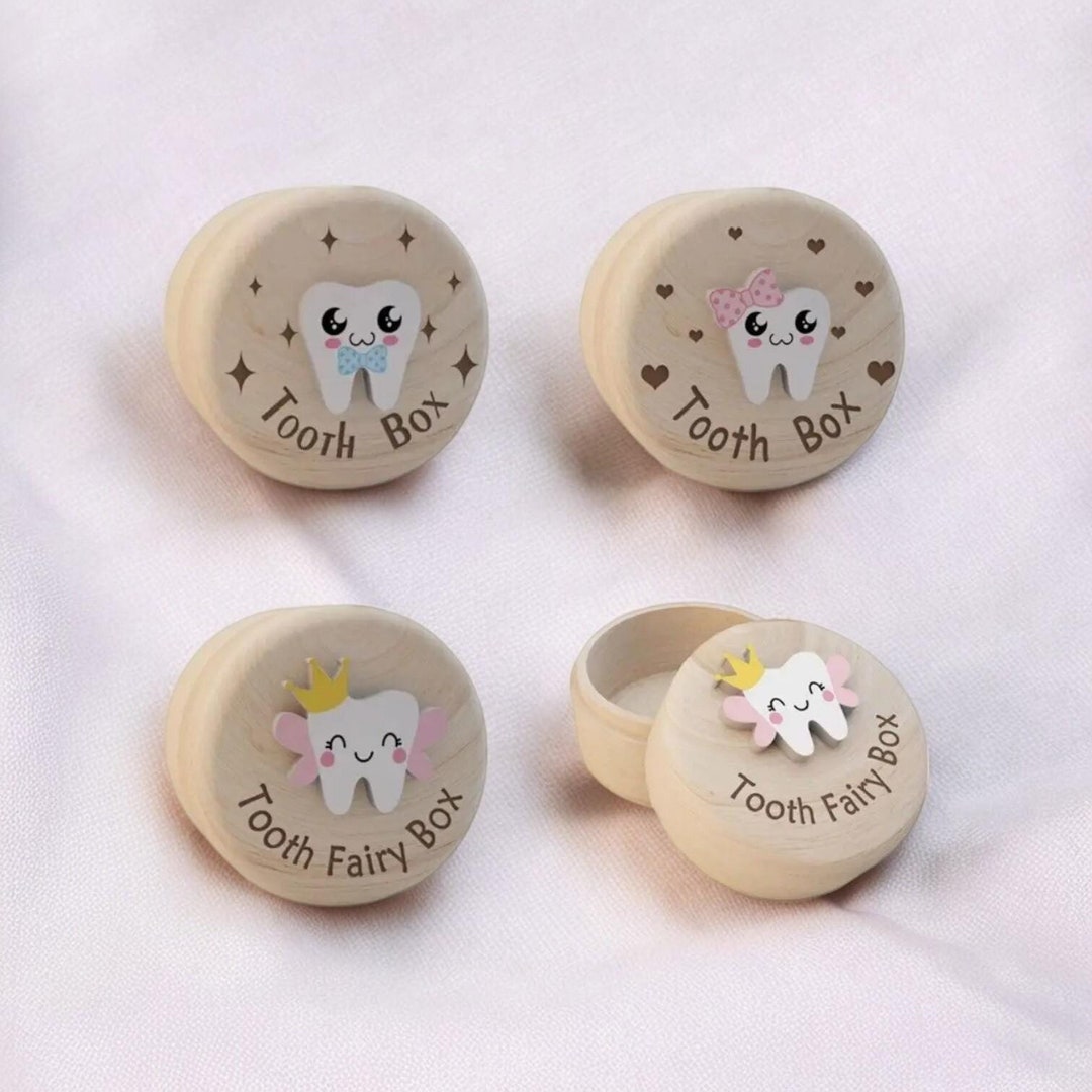 Tooth Fairy Box - Personalised Wooden Tooth Fairy Coin Box - Wooden ...