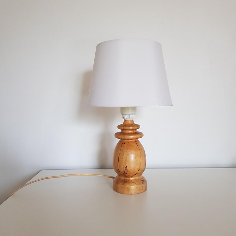 Birch Table Lamp - Etsy