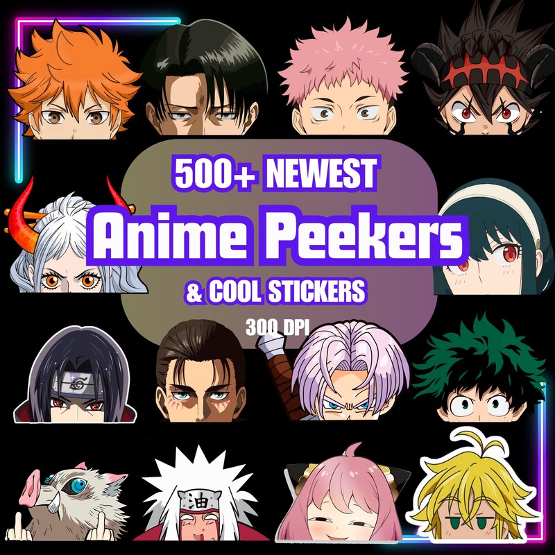 Anime Peeker - Etsy