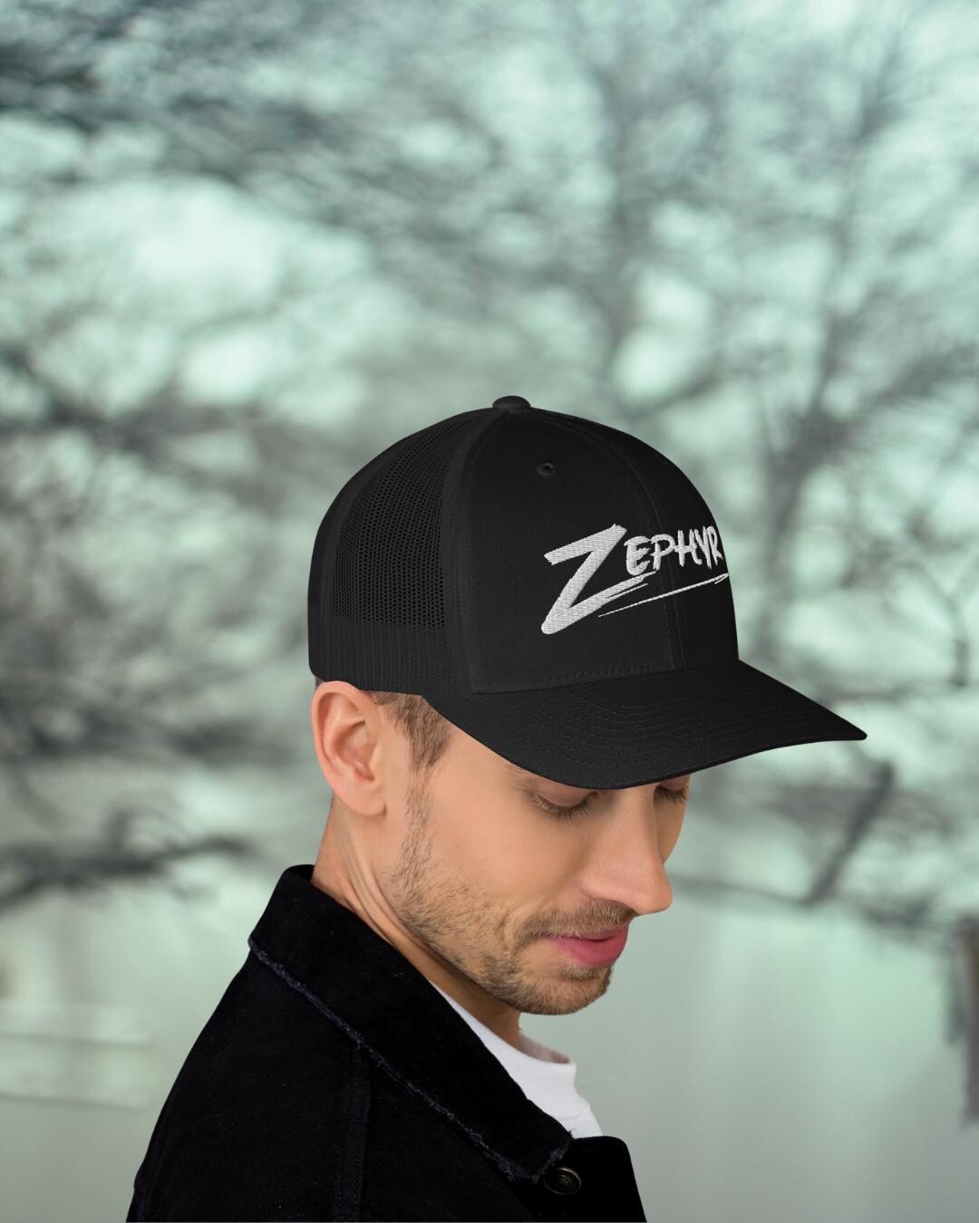The Zephyr Shop Men's 6-panel Trucker Hat – Classic Fit, Mesh Back, Adjustable Snapback - Etsy