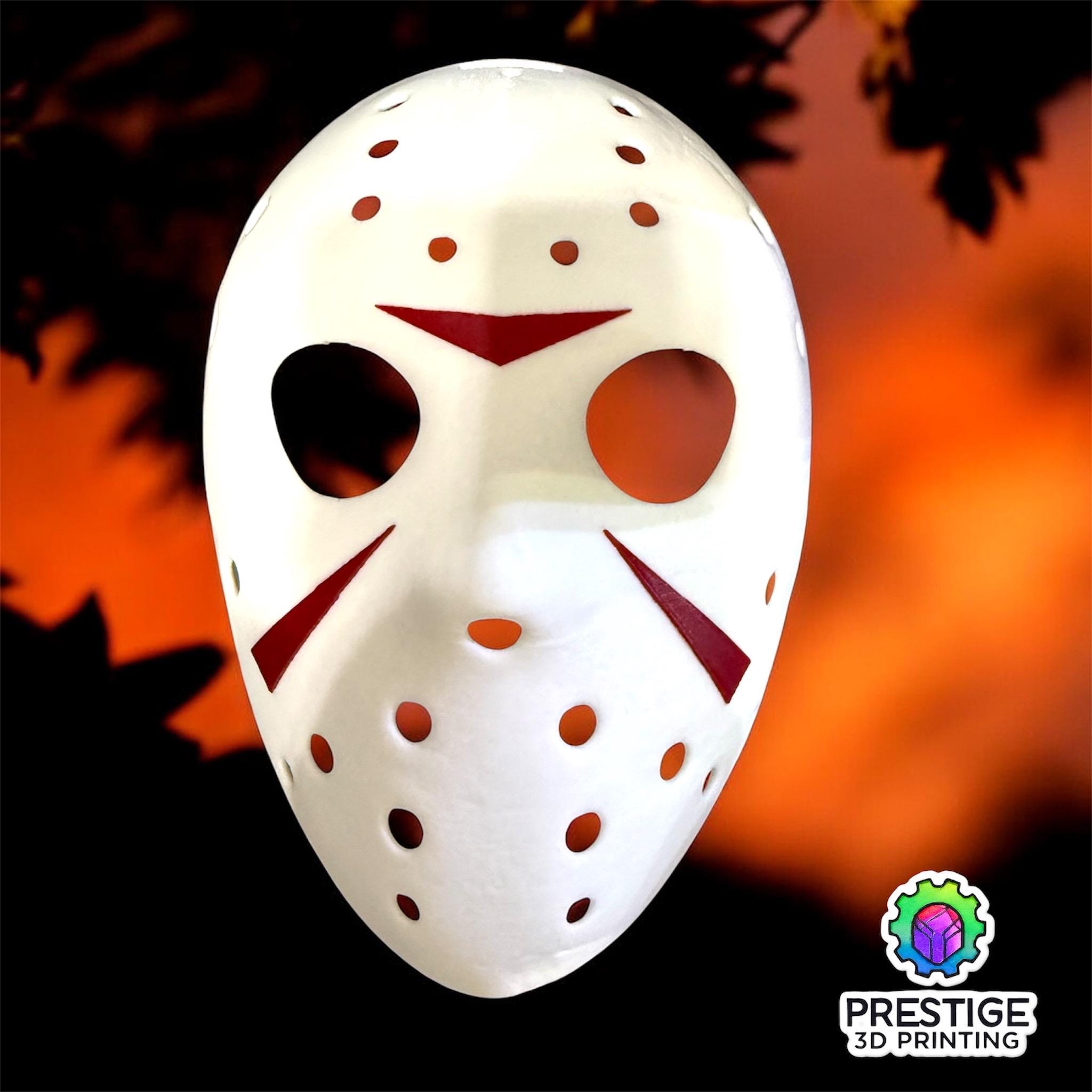 3D Printed Hockey Mask: Jason Voorhees Cosplay - Horror Halloween Prop ...