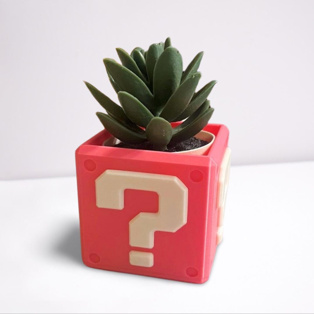 Super Mario - Retro Planters, Flower Pots | Office Decor | Home Decor ...