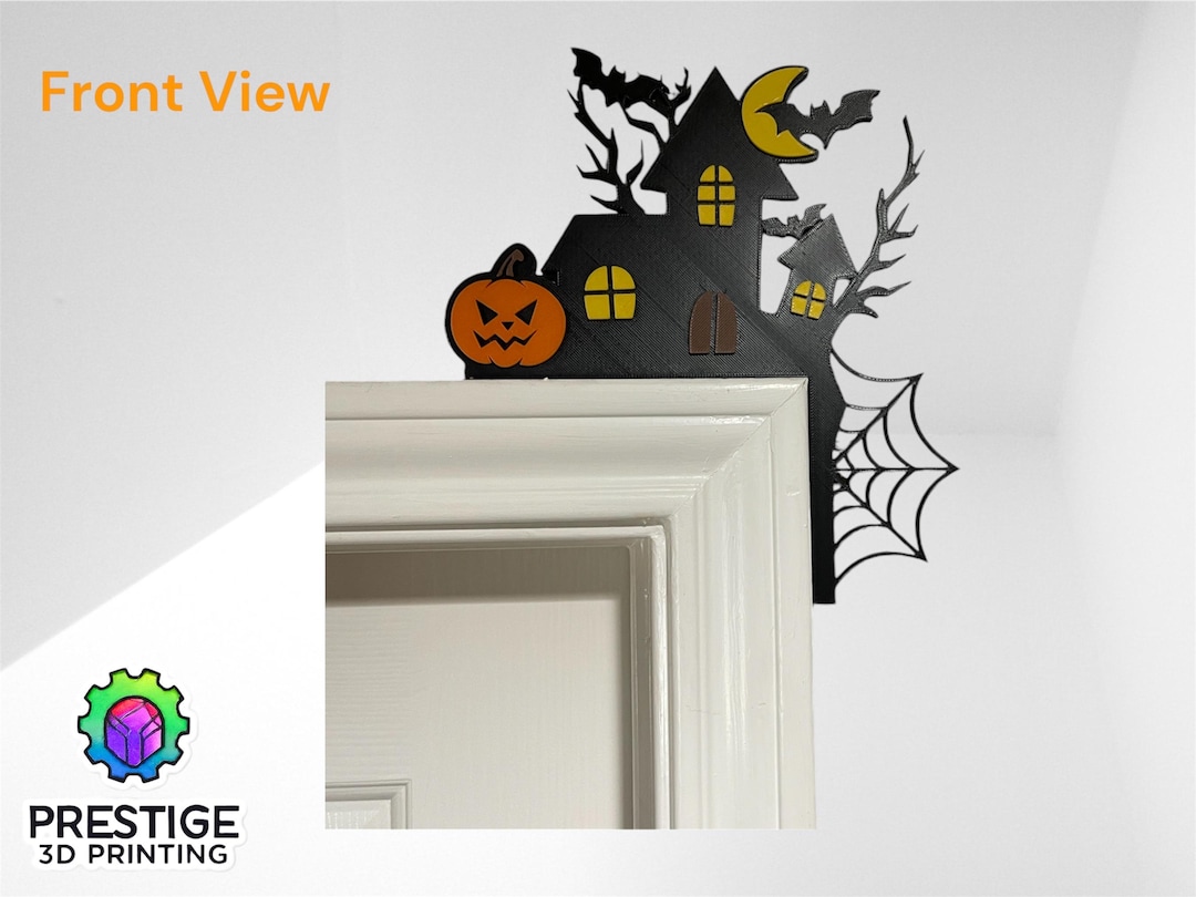 Halloween Door Decorations | 3D Printed, Custom Colors, Easy Halloween ...