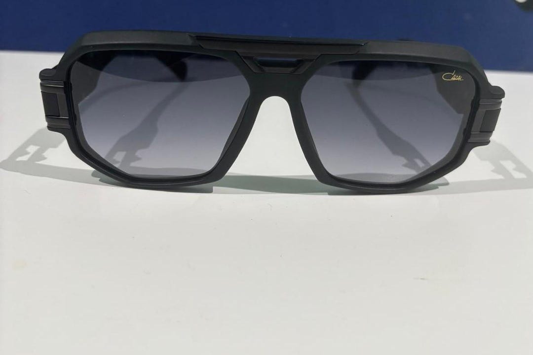 CAZAL Sunglasses, Mod 675 Vintage Full Black Frame With Black Lens ...