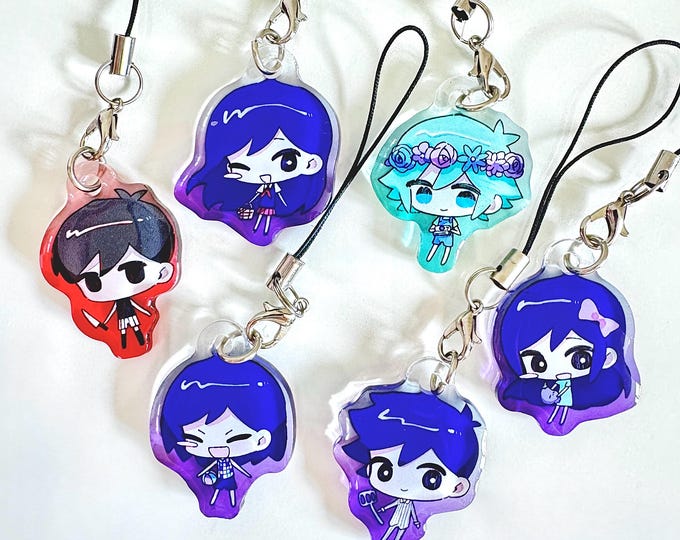 RESTOCKED!! OMORI Keychain Charm | Real World Collection! | Sunny Kel ...