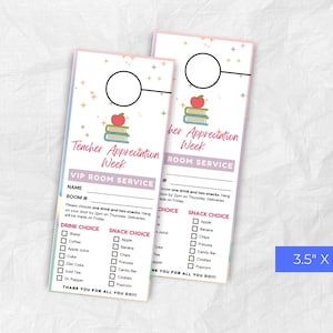 Teacher Appreciation Door Hanger, Teacher Appreciation Week Printable ...